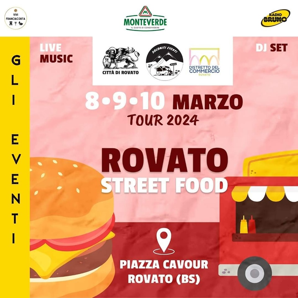 Rovato, il prossimo week end arriva lo street food in piazza Cavour ...